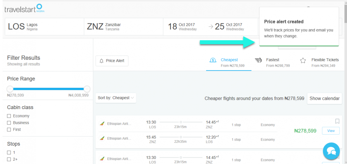 New Feature: Setting Up Price Alert